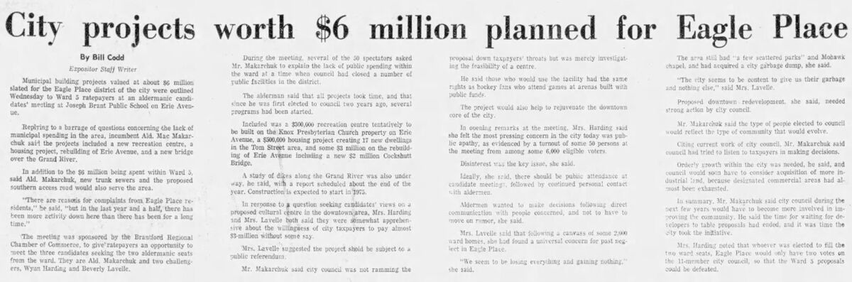 City Projects Worth $6 Million Planned for Eagle Place :: Canadian ...