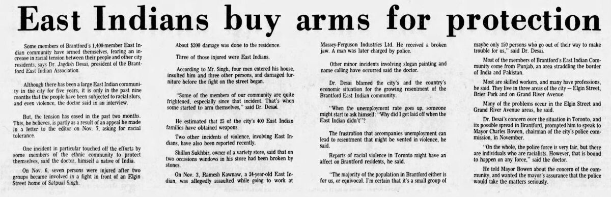 East Indians Buy Arms for Protection :: Canadian Industrial Heritage ...
