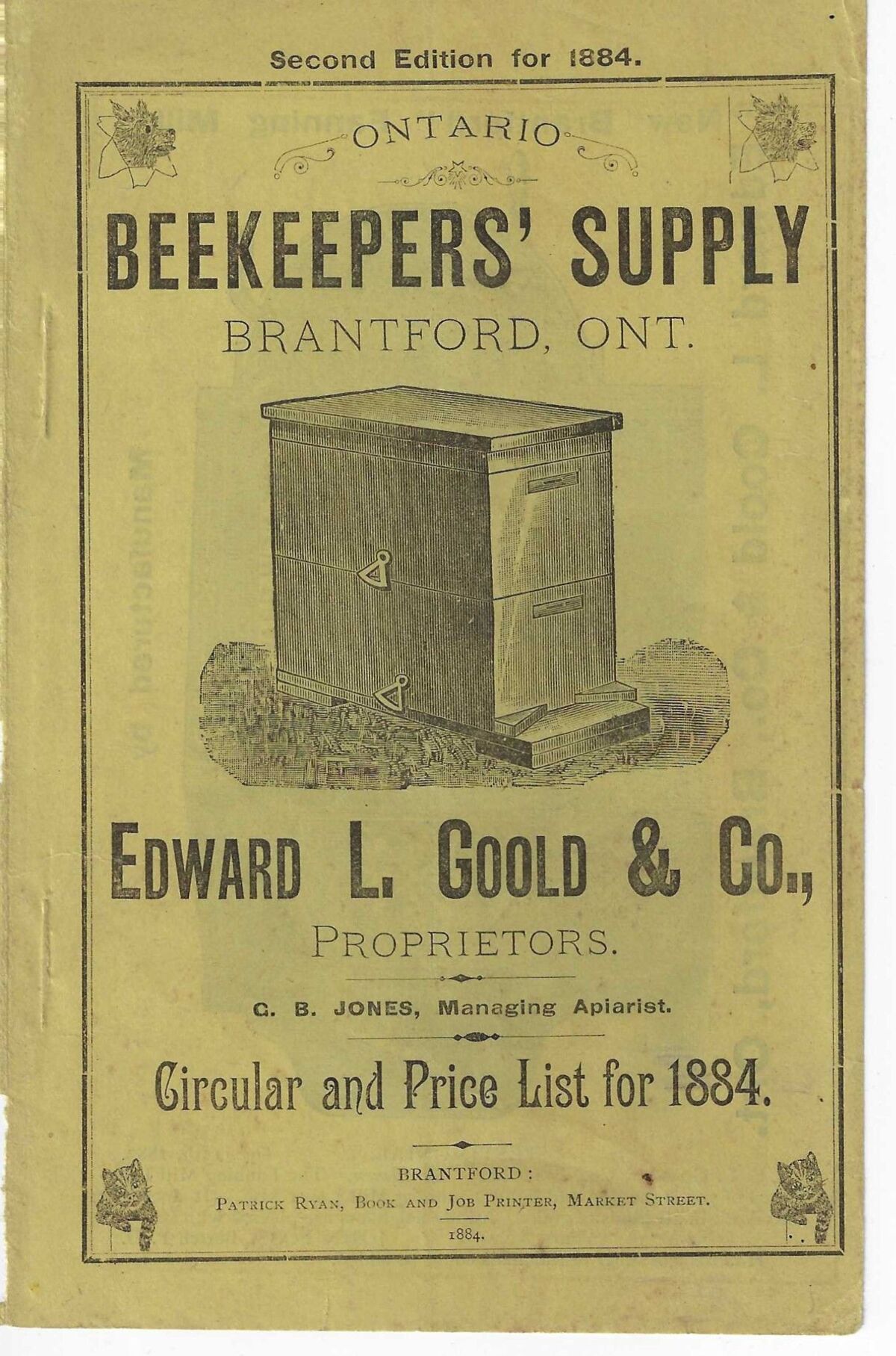E.L. Goold & Co. circular and price list, 1884 :: Canadian Industrial ...